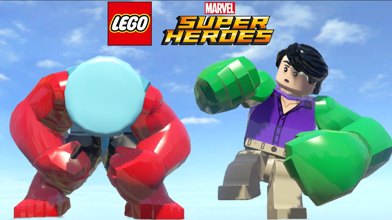 LEGO Hulk VS Red Hulk ! w/ Hulk Smash and Lego Cars - YouTube
