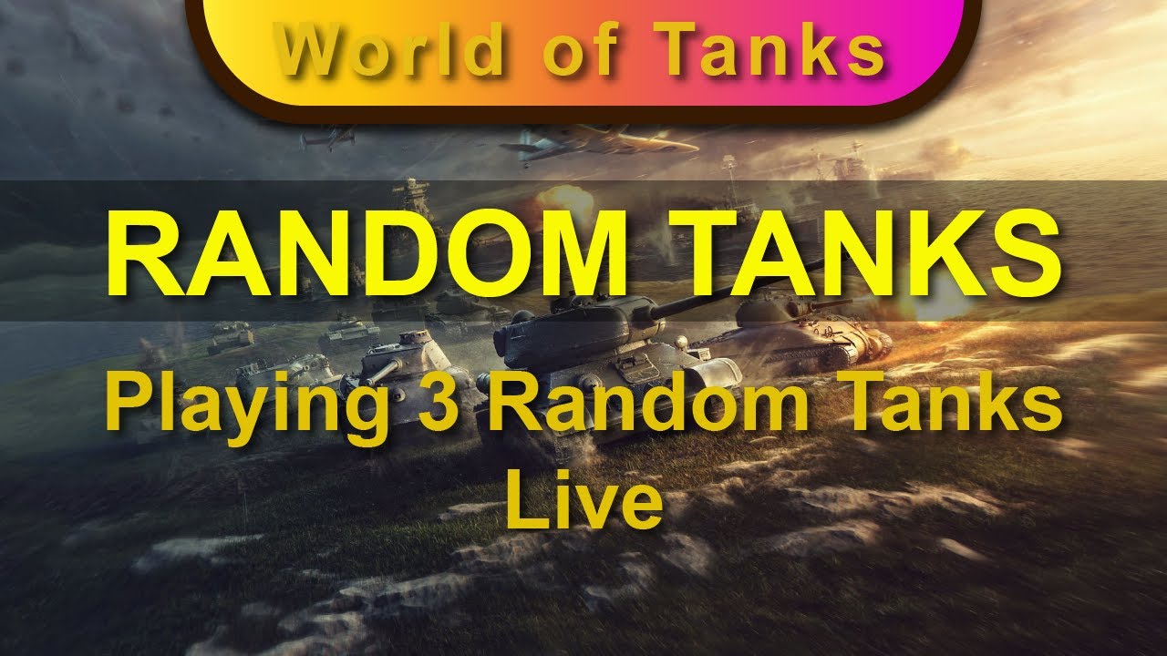 Playing 3 Live Games with 3 Random Tanks - YouTube