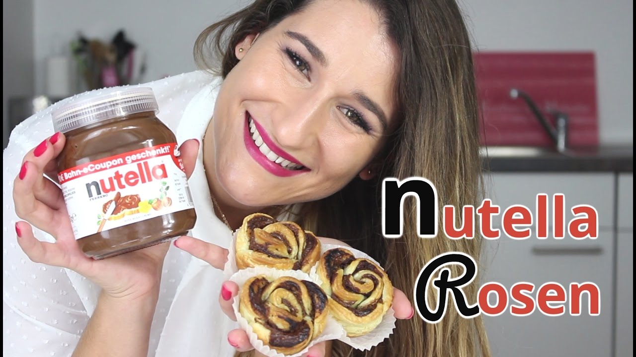 Nutella Rezept 🌹 NUTELLA - ROSEN 🌹 mit nur 2 Zutaten !!! Snack ...