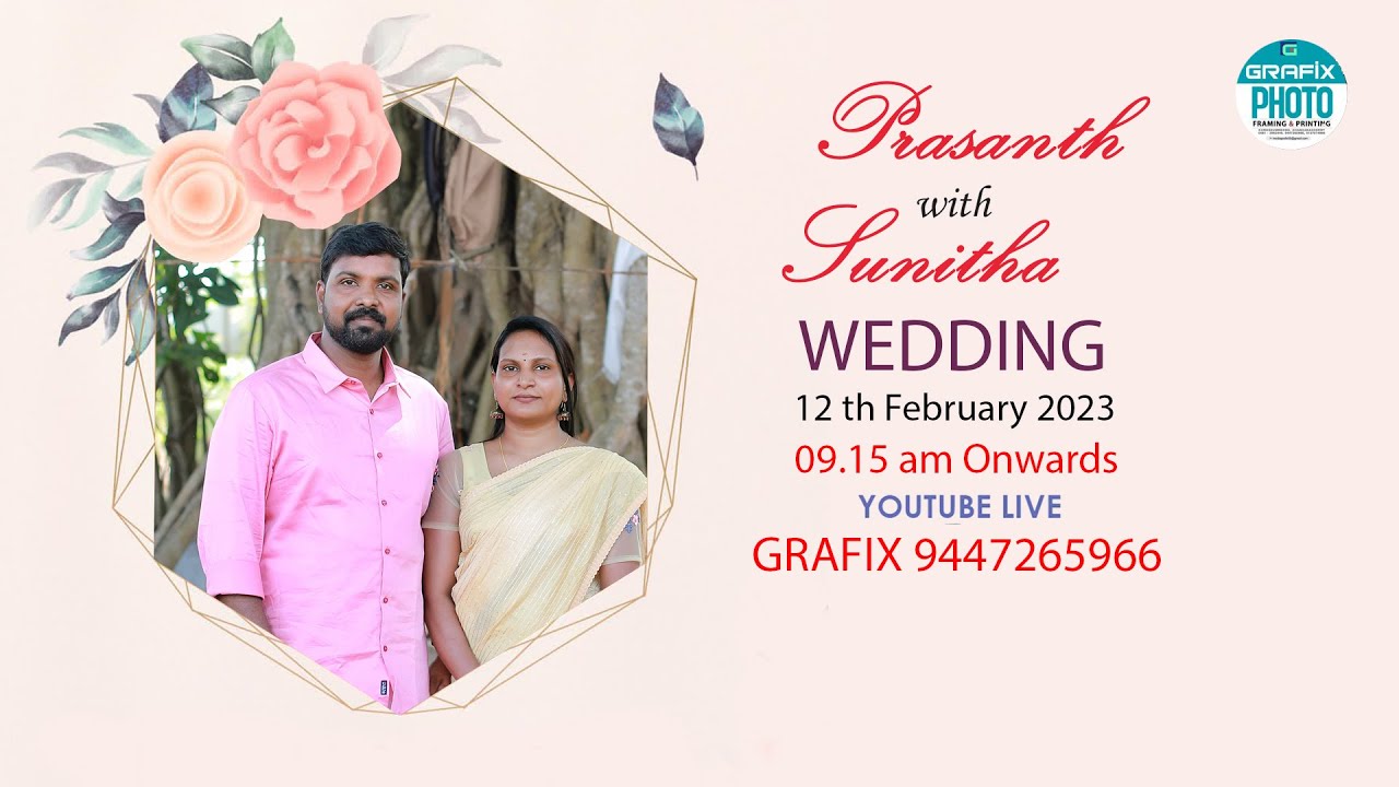 Prasanth & Sunitha Wedding - YouTube