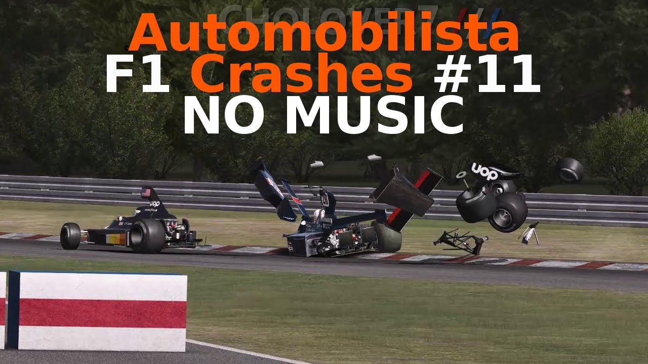 Automobilista Formula 1 Crashes #11 NO MUSIC - YouTube