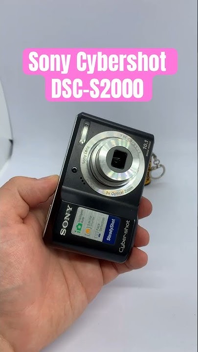 Digital camera 2000s Sony Cybershot DSC-S2000 Budget Digital camera - YouTube