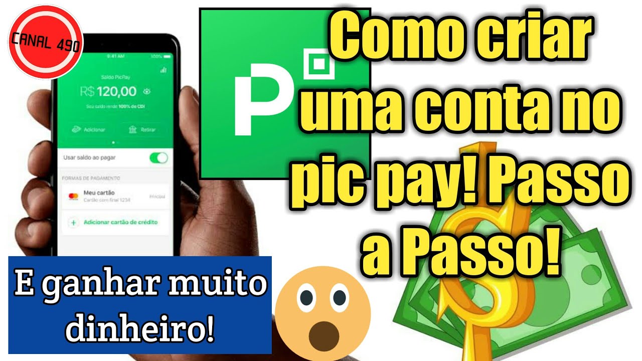 Como CRIAR uma conta no PIC PAY passo a passo pelo CELULAR! - YouTube