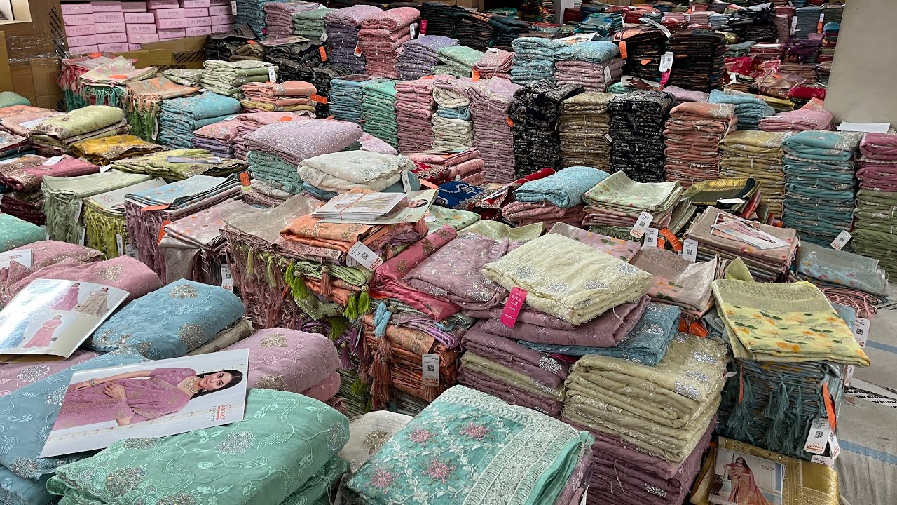 सोच से भी सस्ती, Saree Textile company in Surat, Manufacture of saree ...