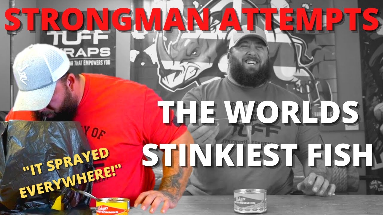 FERMENTED FISH CHALLENGE UK | STRONGMAN TRIES STINKY FISH EATING ...