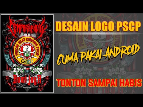 Tutorial cara membuat logo PSCP cempaka putih di android pixellab - YouTube