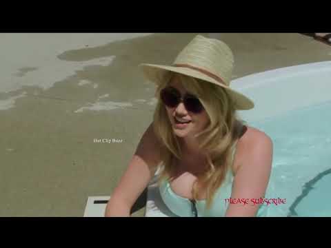 Hot Kate Upton Blue Swimsuit HD