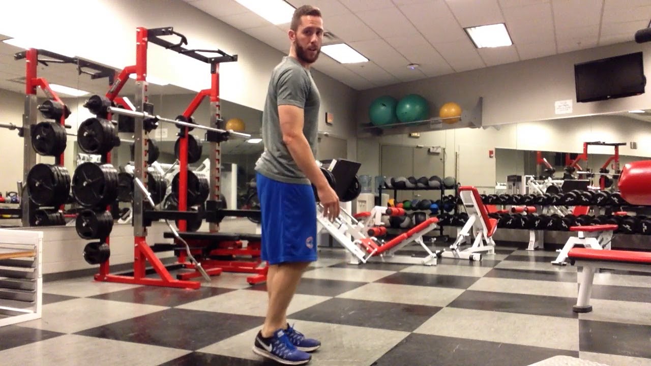 Walking Toe Touch Hammy Stretch - YouTube