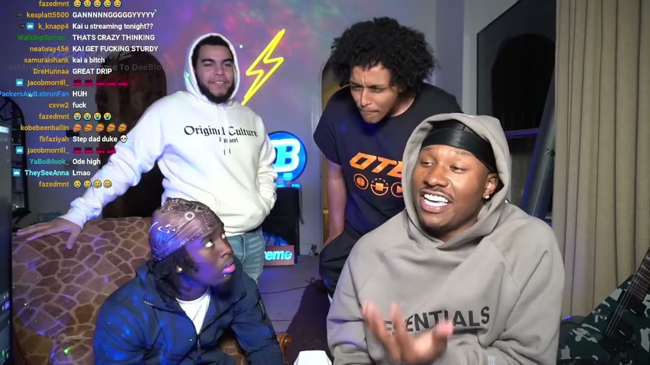 Duke Dennis Tells Kai Cenat And AMP Storytime About Rizzing Old Lady ...