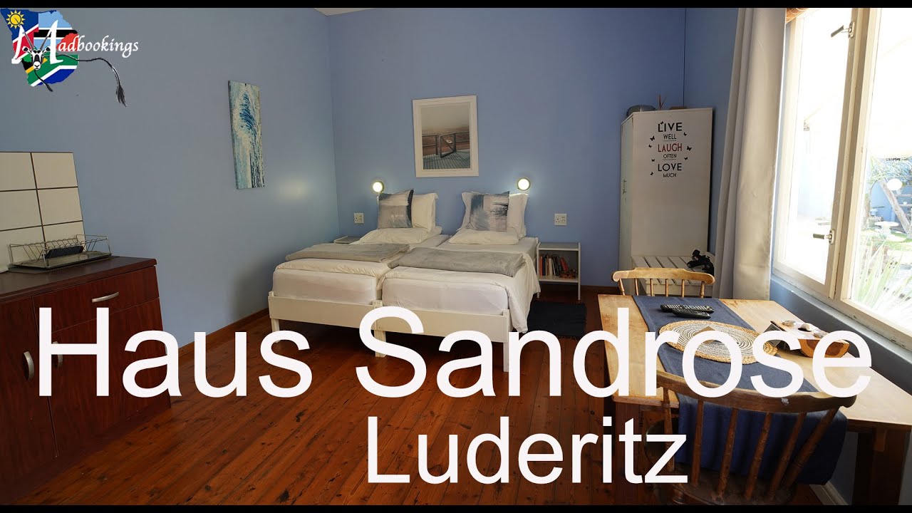 Haus Sandrose Luderitz Namibia. Places to stay in Luderitz. - YouTube