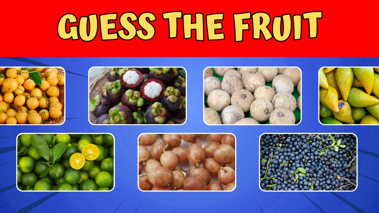 Can You Name These 50 Fruits? 🍇🍉 | Fun Fruit Quiz Challenge | Test Your ...