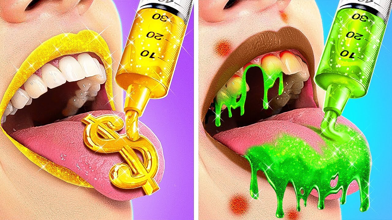 अमीर बनाम गरीब माँ | कूल माता-पिता के लिए सर्वाइवल हैक्स गाइड! 123 GO ...