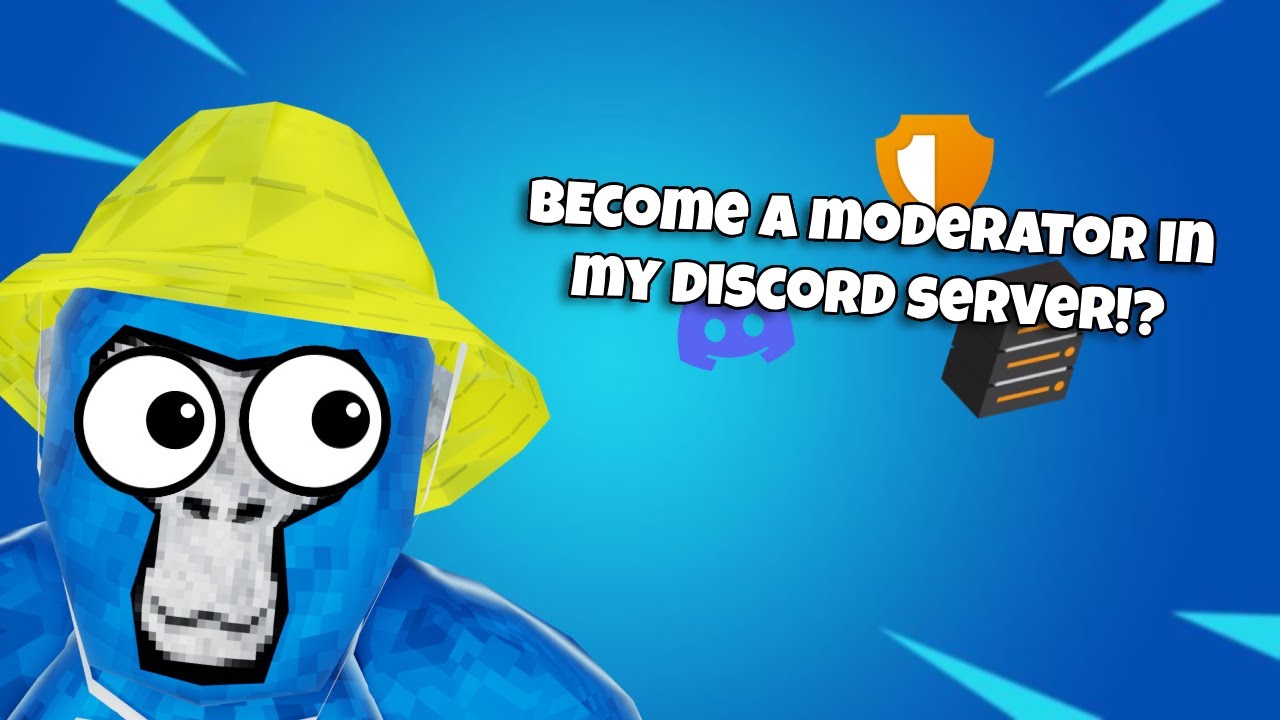 Become a moderator in my discord server! - YouTube