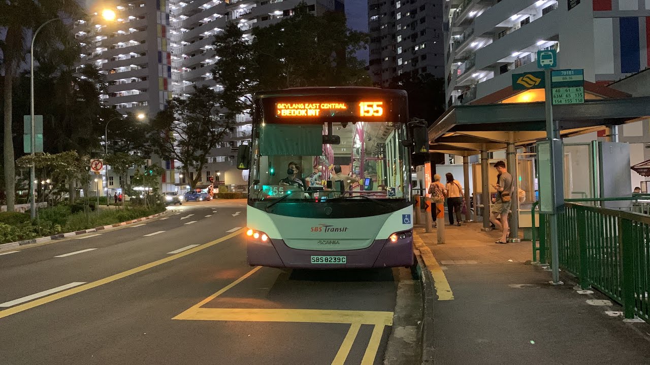 SBS Transit Scania K230UB (Euro 4 Batch 2) SBS8239C on Service 155 at ...