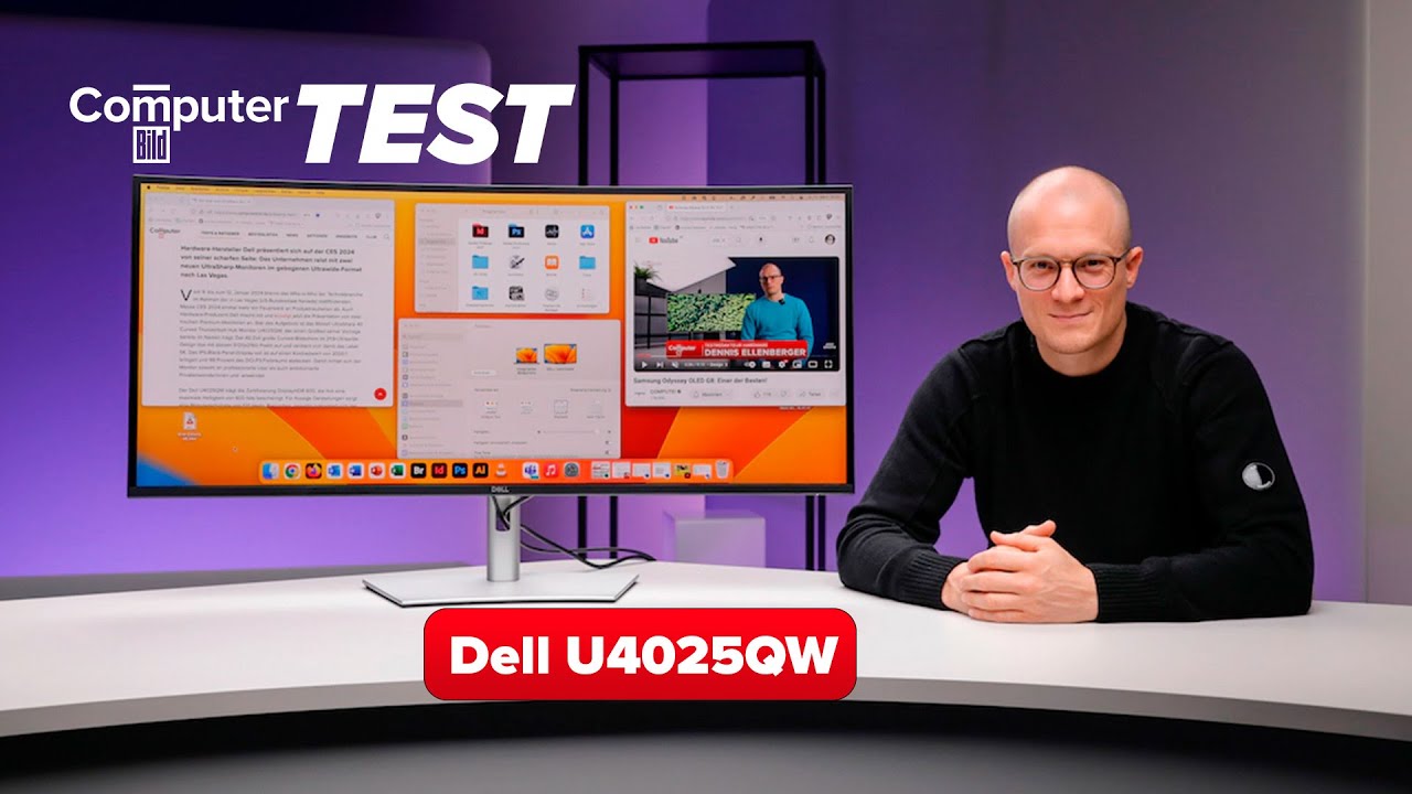 Dell U4025QW im Test: Der erste 5K-Monitor mit 120 Hertz - YouTube