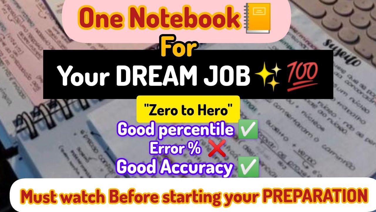 One Notebook for Your Dream Job🙌🏻 100% Effective! #ssc #ssccgl #sscchsl ...