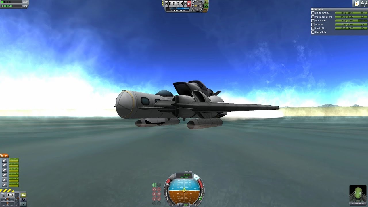 KSP 1.0.5 Seaplane SSTO VTOL (3 for 1 deal! Again!) - YouTube