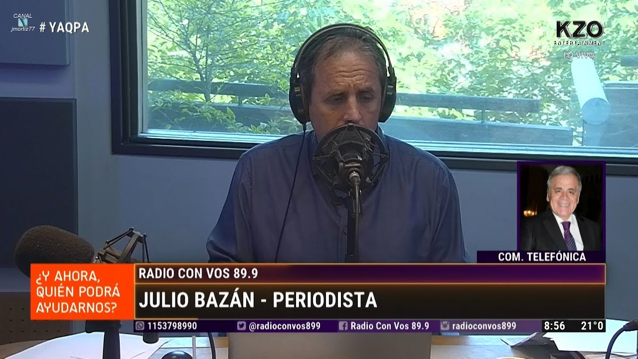 Julio Bazán sobre "la agresión recibida", en "¿Y ahora quién podrá ...