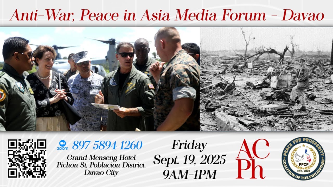 Anti-War, Peace in Asia Media Forum - Davao – AsianCenturyPH.com Forum ...