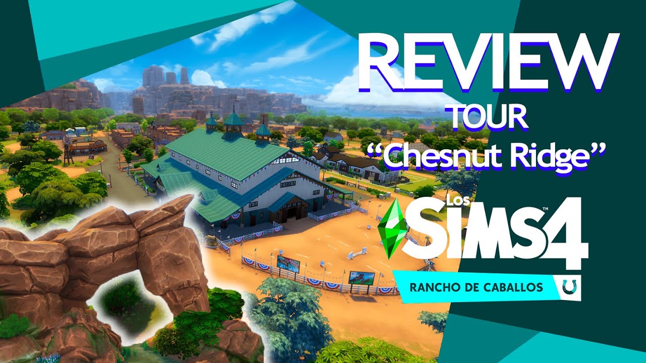 🔎 REVIEW: Los Sims 4 RANCHO DE CABALLOS 🐎 Tour en el NUEVO MUNDO ...