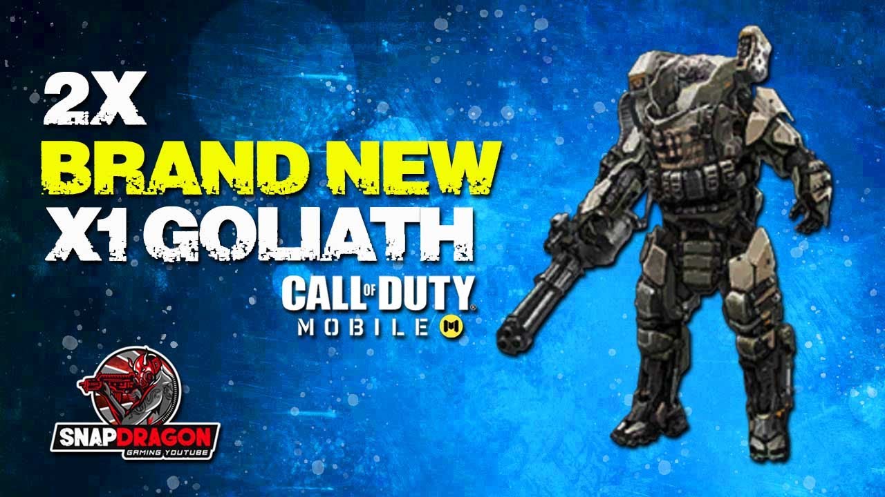 COD MOBILE - DOUBLE X1 GOLIATH GAMEPLAY (NEW SCORESTREAK) - YouTube