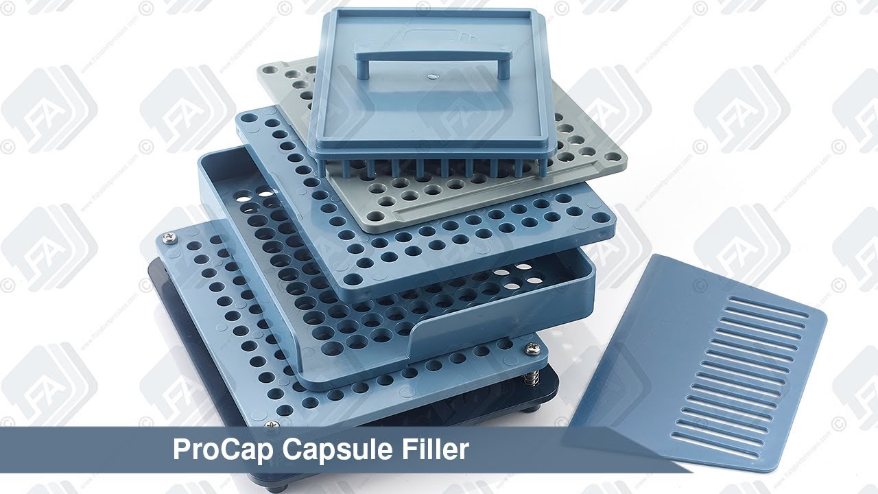 ProCap Capsule Filling Machine | LFA Capsule Fillers - YouTube