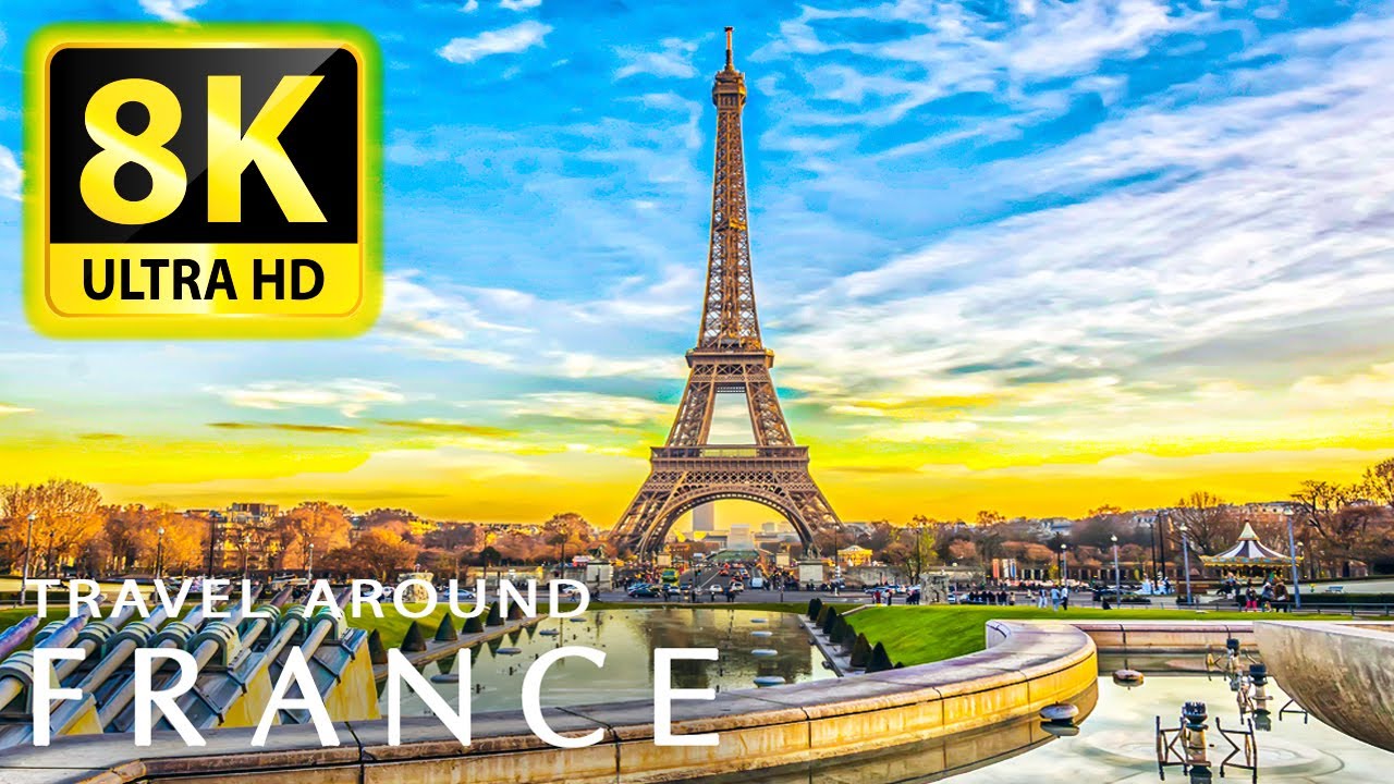 FRANCE 8K • Beautiful Scenery, Relaxing Music & Nature Soundscape in 8K ...