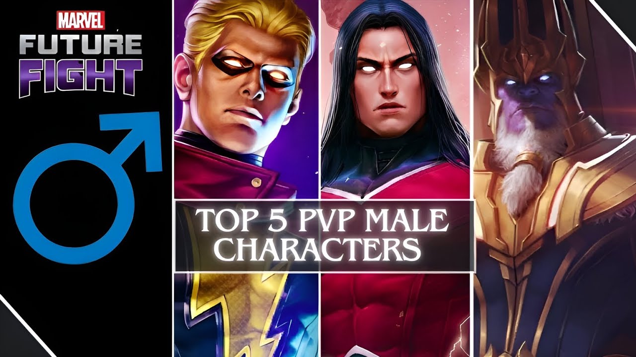 Top 5 PvP male characters for timeline...♂️ ( For F2P and P2W ...
