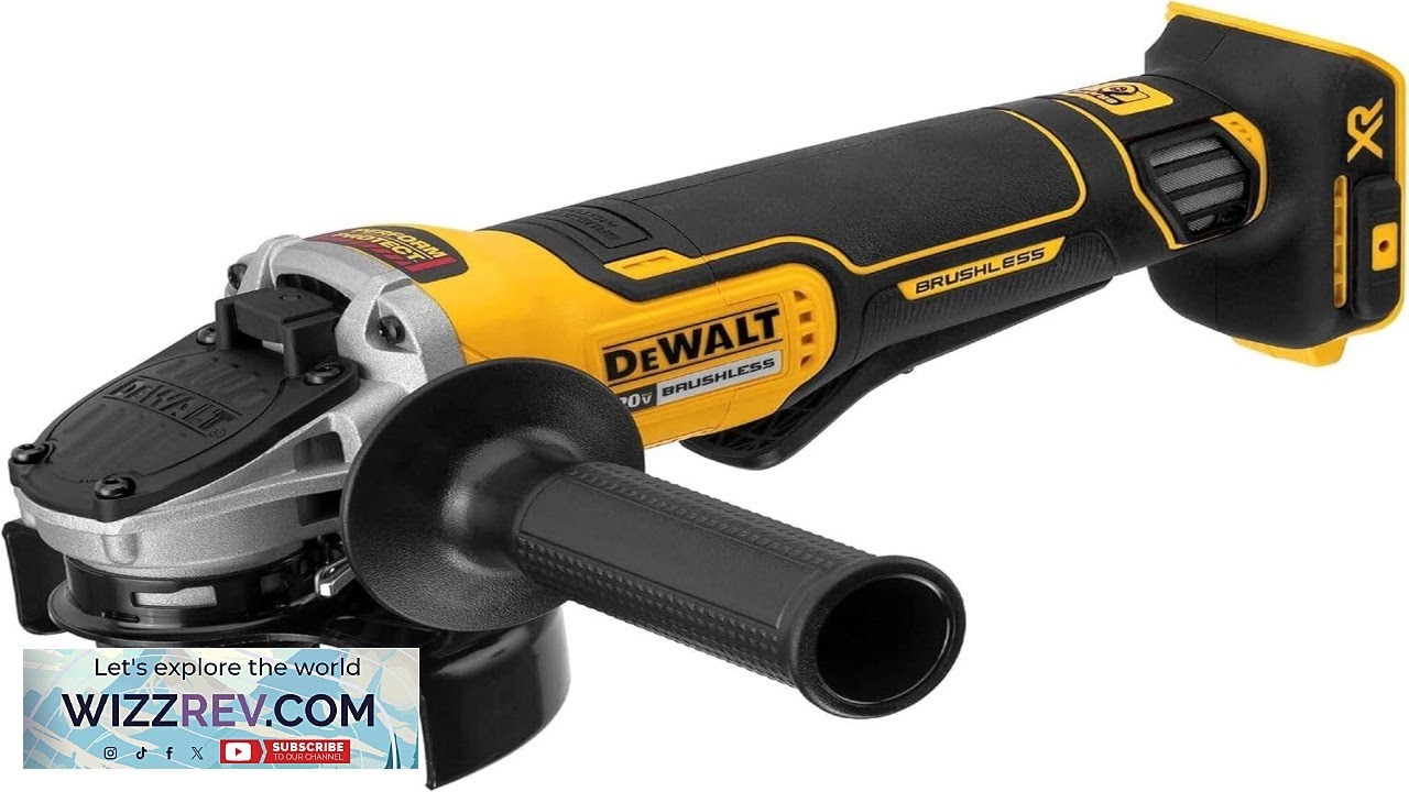 DEWALT 20V MAX* Angle Grinder Tool Tool Only (DCG413B) Review - YouTube