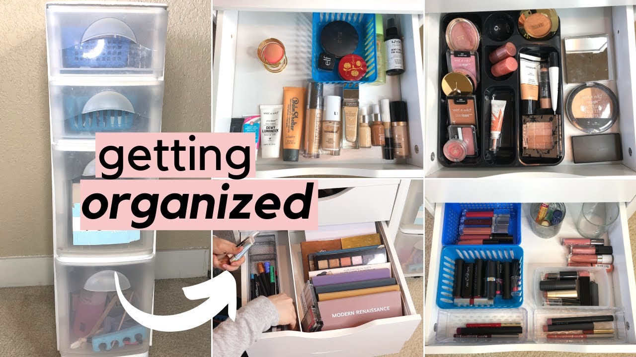 Re Organizing My Entire Makeup Collection Youtube