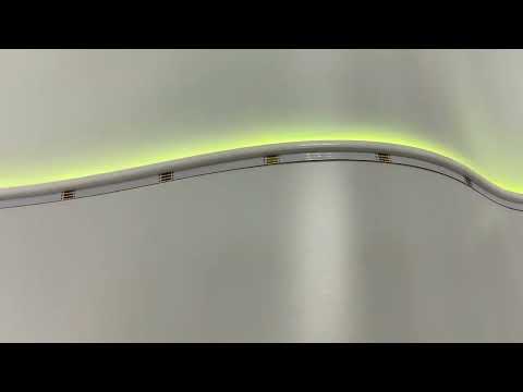 Side Emitting RGB LED COB Strip Light 24V DC 378 Chips