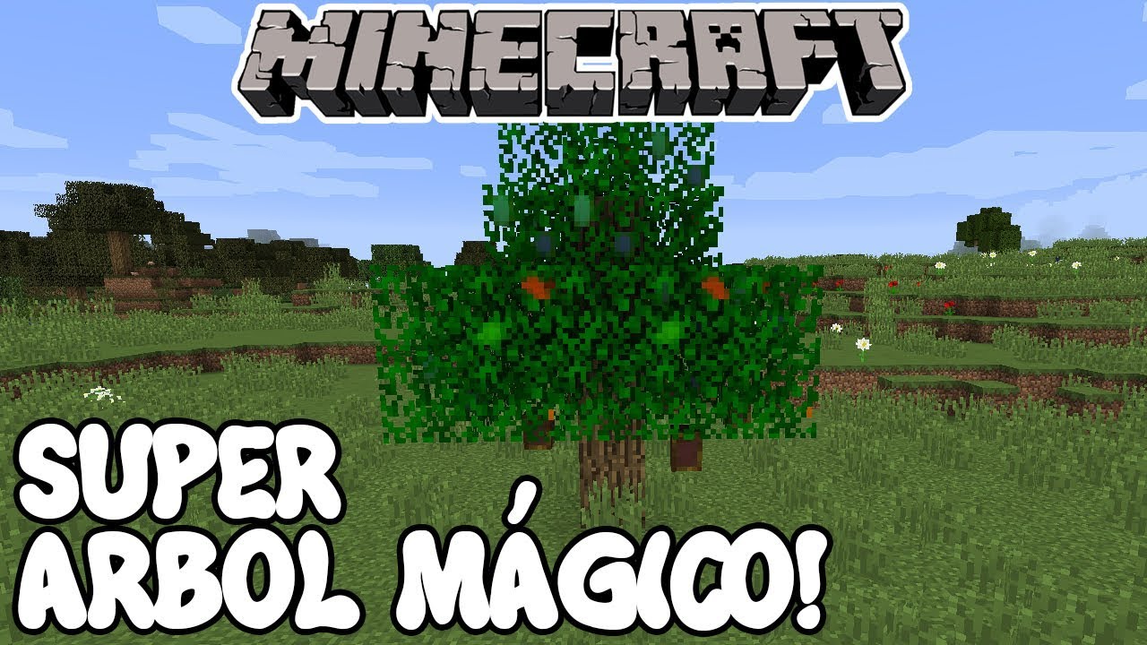 Minecraft 1.12 MOD SUPER ARBOL MÁGICO! Lucky Beans Mod Español! - YouTube