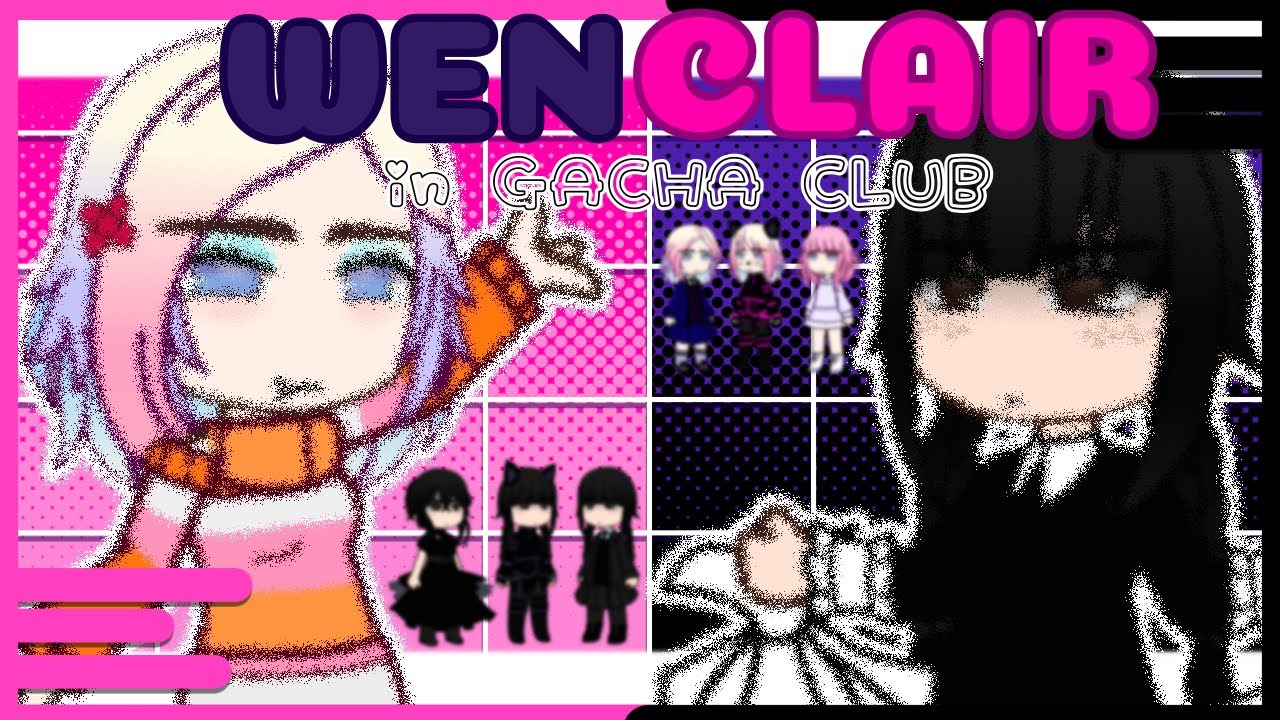 HOW TO MAKE??) WEDNESDAY AND ENID IN GACHA CLUB/MY STYLE ♡ + more looks ...