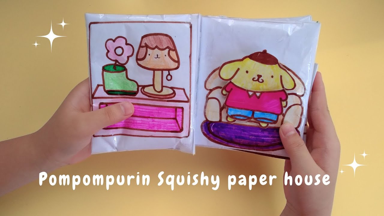 Pompompurin House🏠Squishy - YouTube