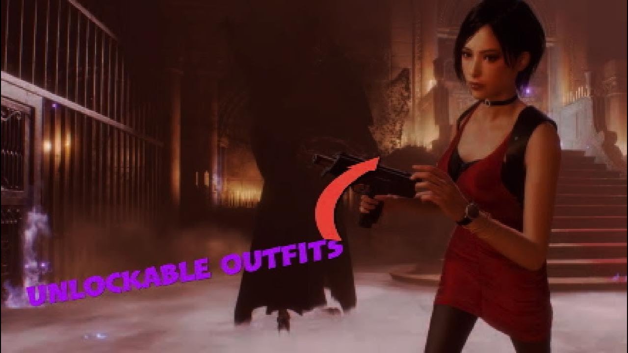 Resident Evil 4 remake Separate Ways unlockable outfits for Ada - YouTube