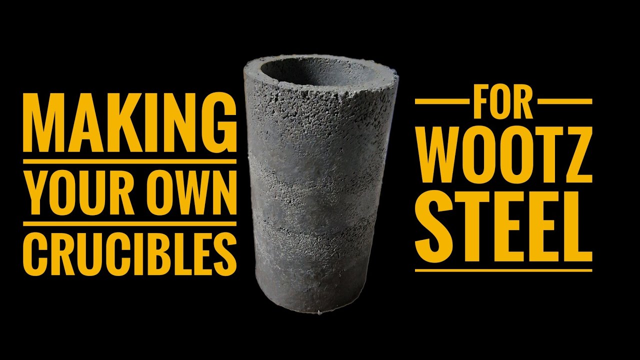 Making crucibles for Wootz steel #wootz #steel #damascus #ancient - YouTube