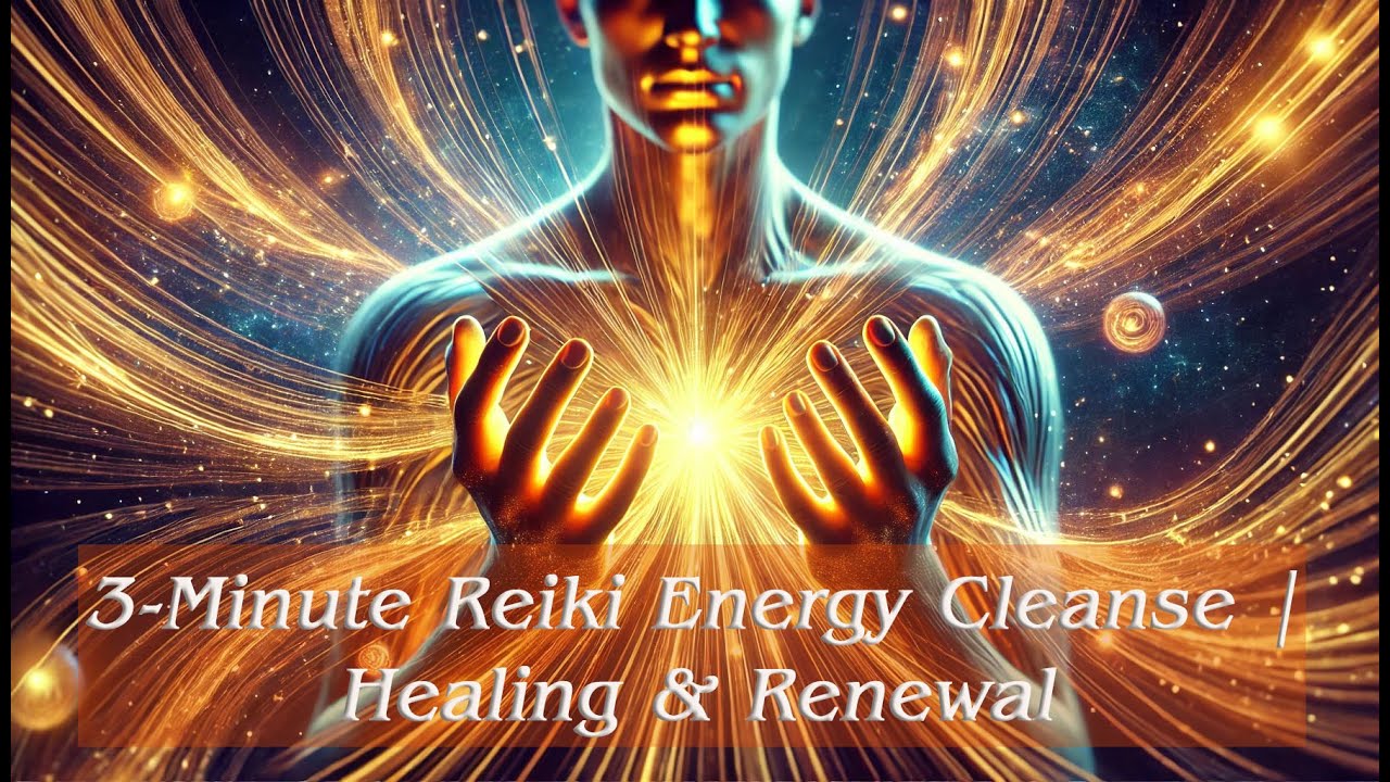 3-Minute Reiki Energy Cleanse | Healing & Renewal - YouTube