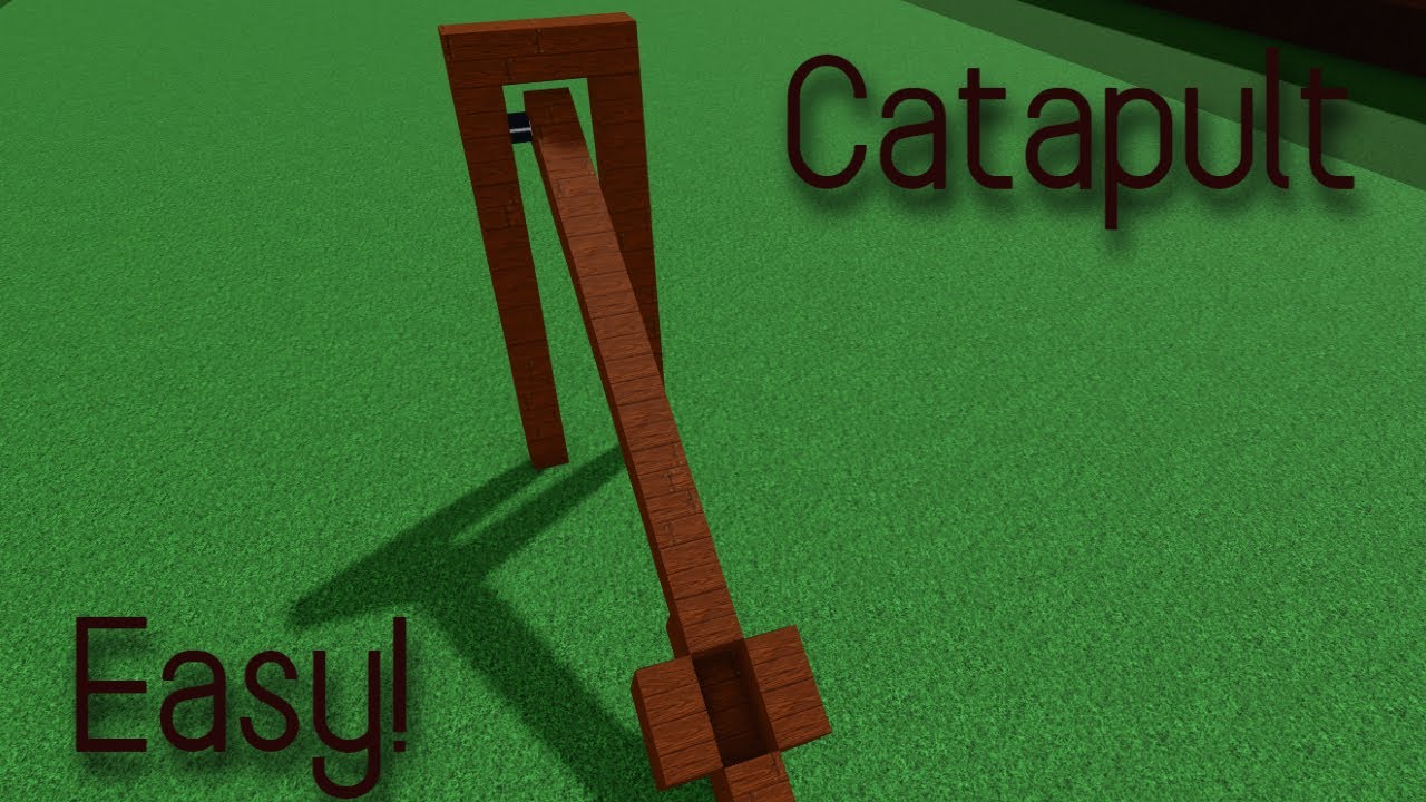 How To Make an Catapult | Build A Boat For Treasure - YouTube