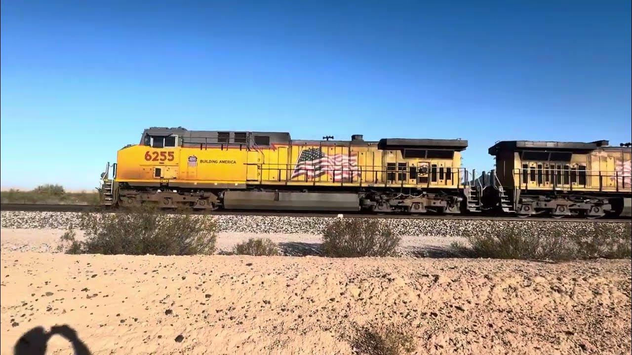MTURV UP 6255 ex SP AC4400CW WB Union Pacific Gila Sub. - YouTube