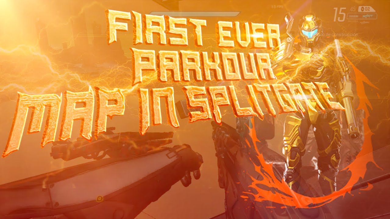 First Ever Parkour in Splitgate?! - New Map Creator - YouTube