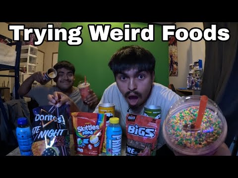 TRYING WEIRD SNACKS (GONE WRONG) - YouTube