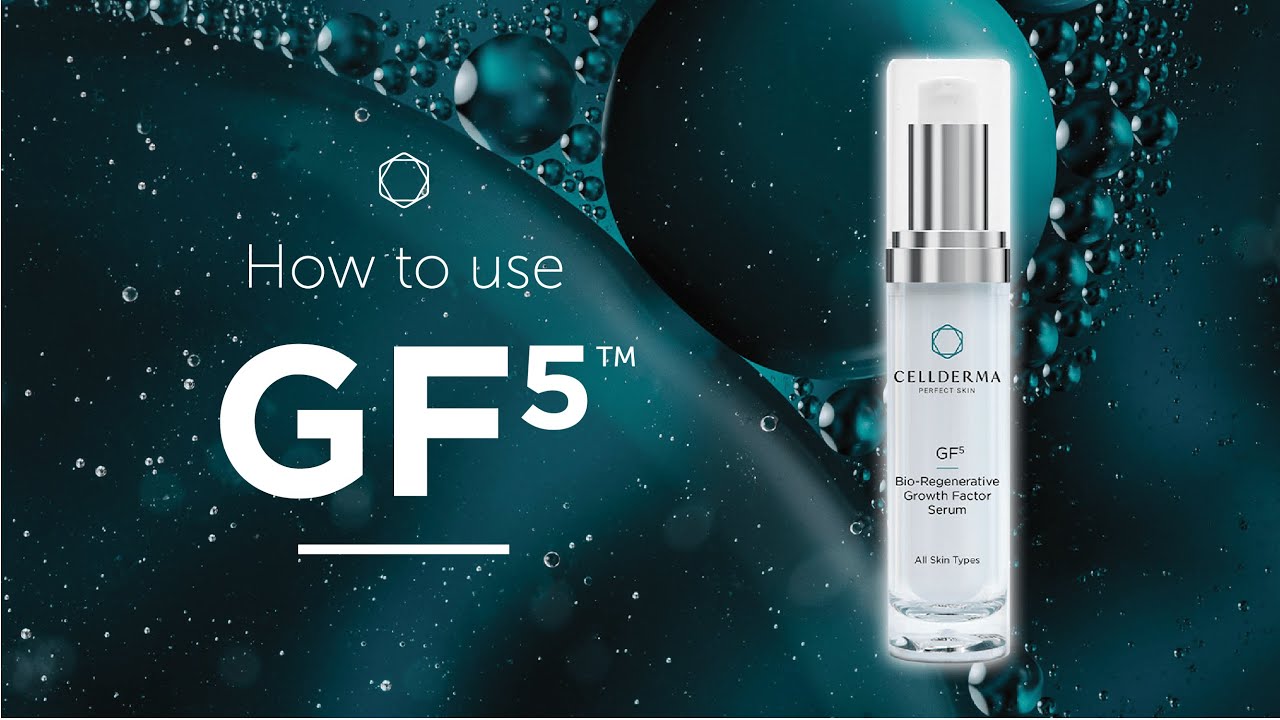 How to use CellDerma GF5 Bio-Regenerative Growth Factor Serum - YouTube