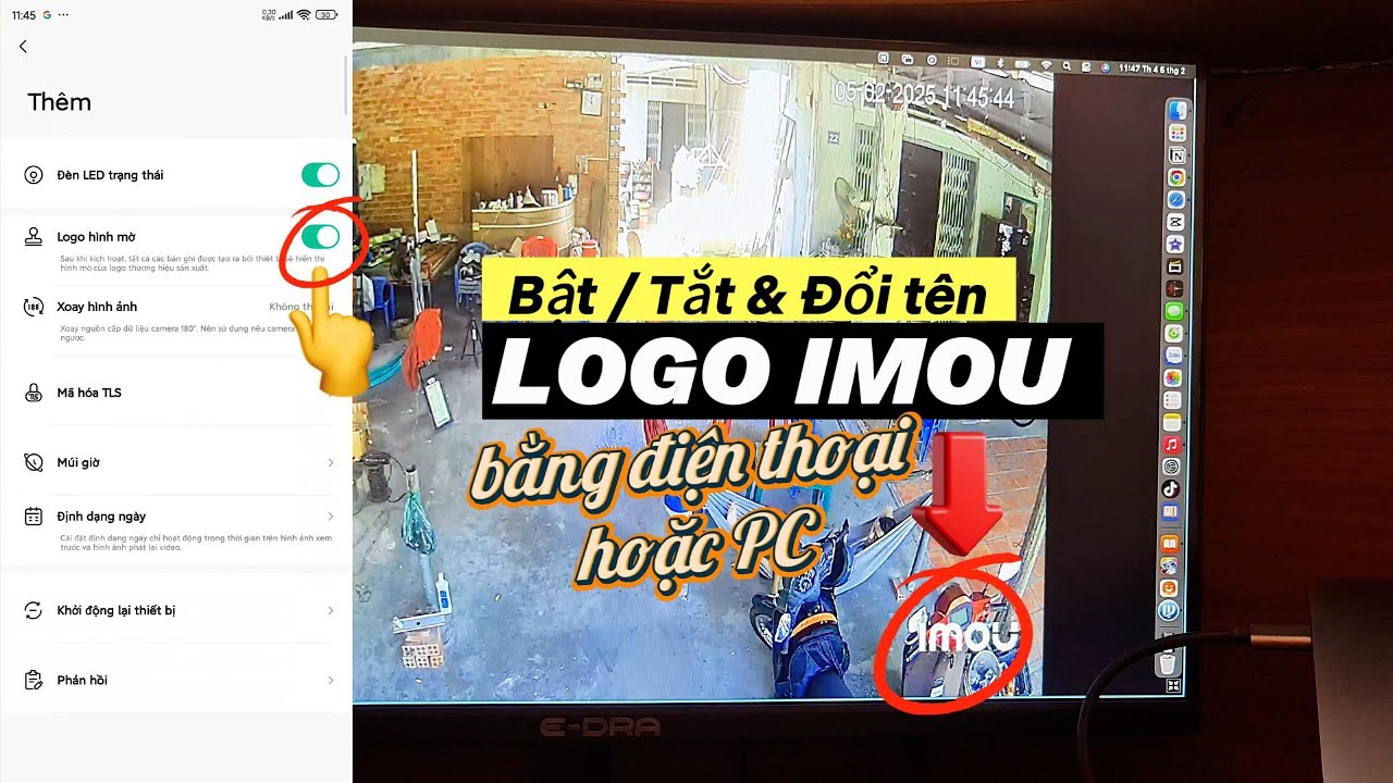 Tắt LOGO camera IMOU mới nhất 2025 #howto #dahua #imou #logo #onoff ...