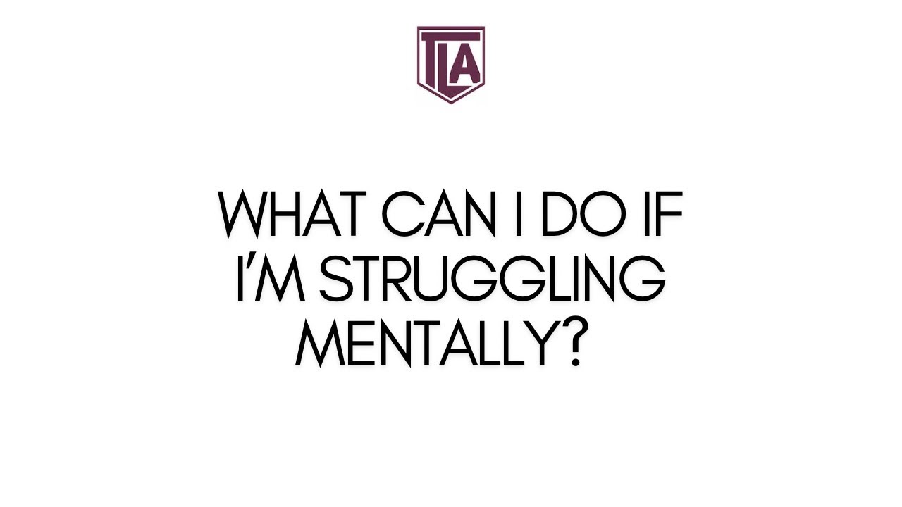 Mental Health; Chasing the Stigma & TLA - YouTube
