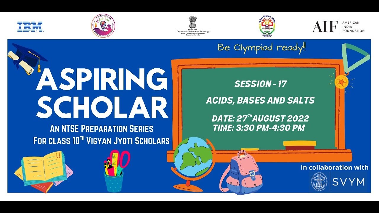 Aspiring Scholar - Session 17 (27th August 2022, 3.30 pm) - YouTube