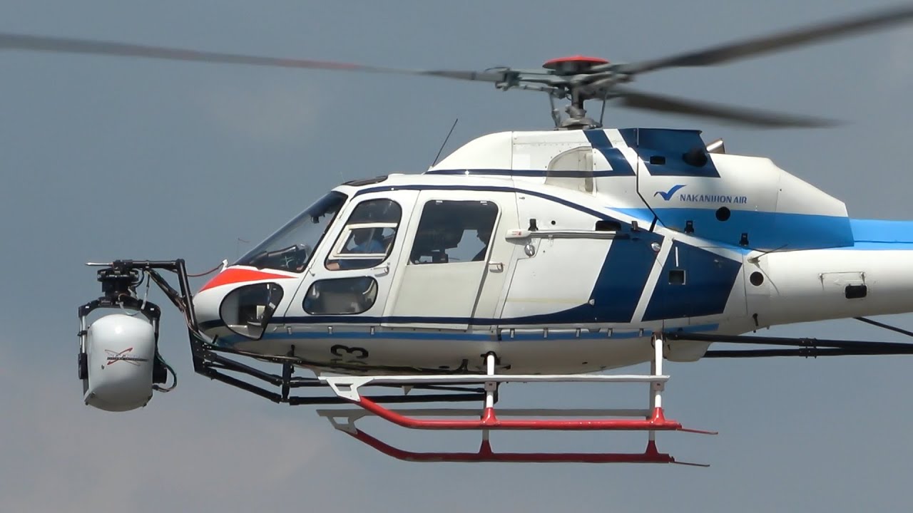 大型スタビライザー カメラ ～ ジャイロン FS 搭載 】 ヘリコプター アエロスパシアル AS355 F2 エキュレイユ 2 JA9963 ...