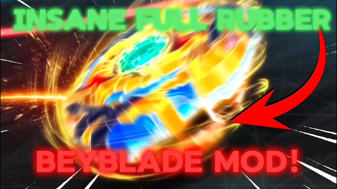INSANE ALL RUBBER Beyblade MOD BATTLES! - YouTube