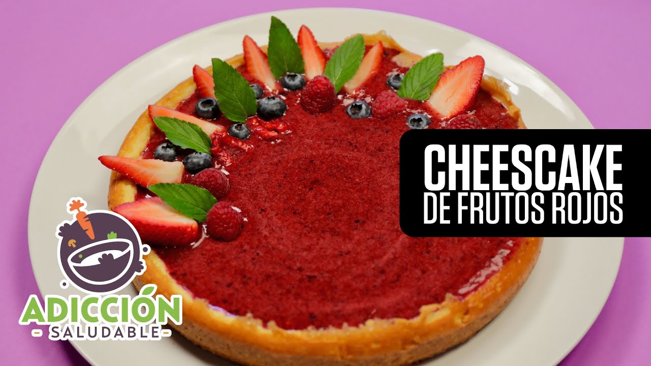 ¿Cómo preparar un CHEESECAKE de frutos rojos? | Receta de postre ...