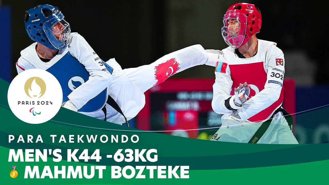 🥋 Golden Victory for Turkey’s Mahmut Bozteke – Men’s K44 -63Kg | Paris 2024 🏆 - YouTube