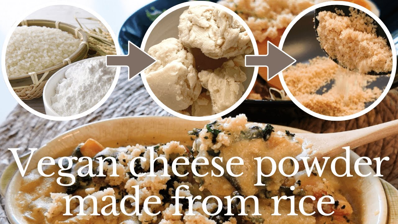 Vegan cheese powder made from rice - YouTube